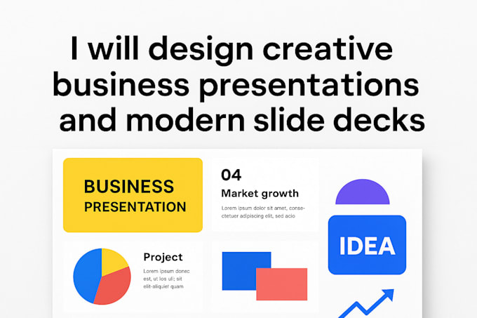 Design creative business presentations and modern slide decks by ...
