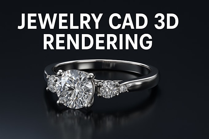 Design jewelry cad, 3d jewelry, ring design, stl model, jewelry render ...