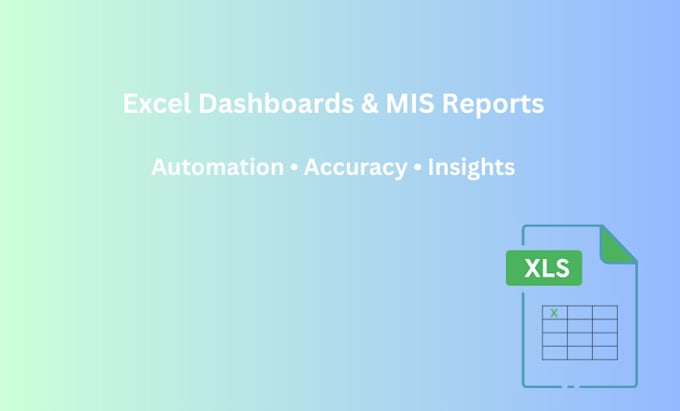 Design professional mis reports and excel dashboards by Presh_r | Fiverr