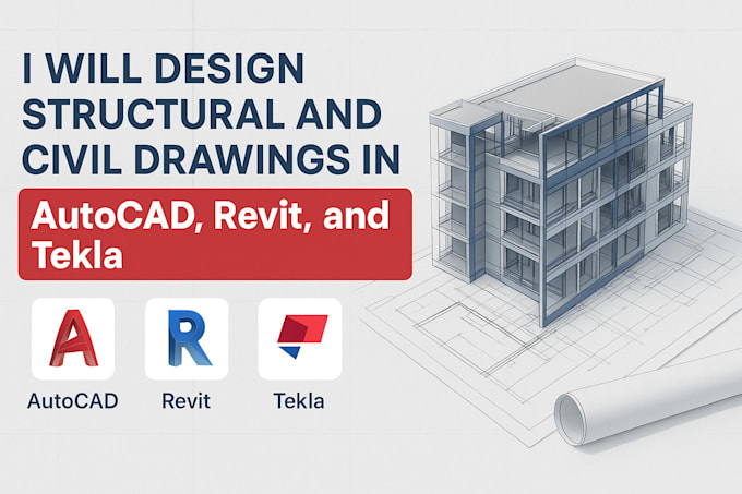 Design structural and civil drawings in autocad, revit, and tekla by ...
