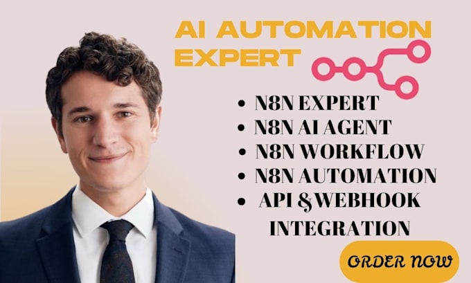 N8n automation n8n ai agent n8n workflow n8n ai voice agent n8n expert ...
