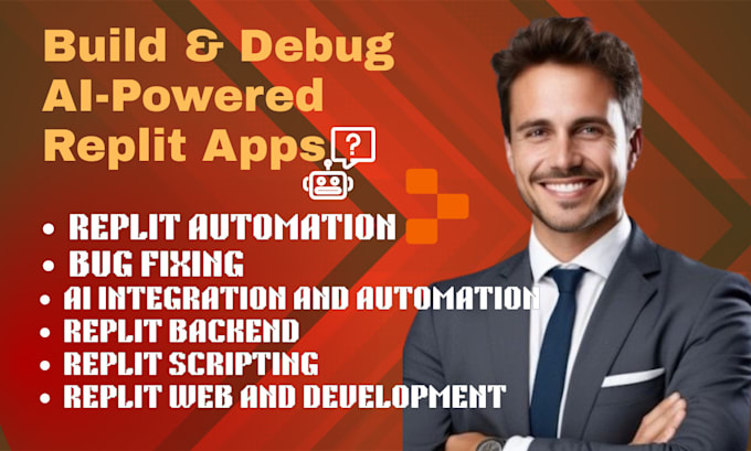 Build and debug replit apps with ai and apis integration vibe coding base 44 by Psam_dev | Fiverr