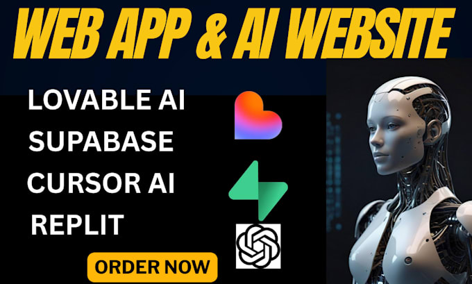 Build custom ai website with lovable ai replit ai vercel supabase dev ai chatbot by ...