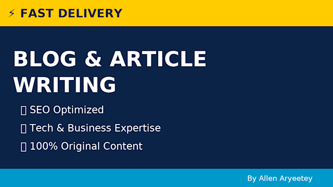 Write engaging saas and tech blog posts that attract readers by ...