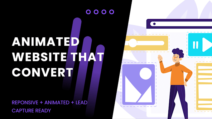 Create an animated landing page using tailwind css, and gsap by ...