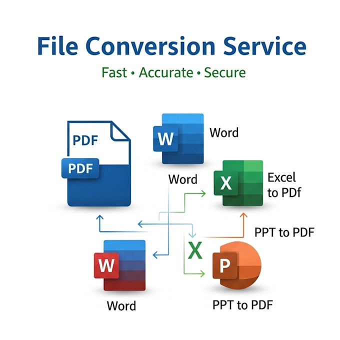 Convert pdf to word, word to pdf, excel, ppt, srt by Sumitbhalse466 ...
