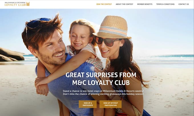 Create customer loyalty website, reward points website, gamified ...