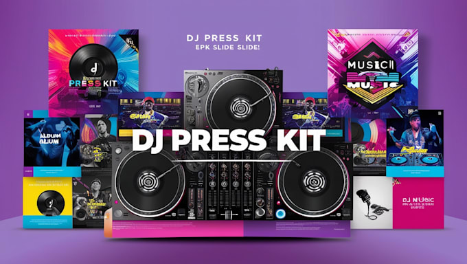 Do press kit, media kit, epk design, artist epk press release ,dj press ...