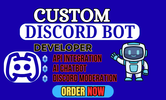 Build discord chatbot, ai python discord bot, and discord automation by Mark_kay99 | Fiverr