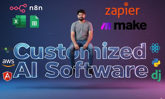 Build Custom Ai Software Ai Agents With N8n Zapier And Make Automation Web App By Greatman2