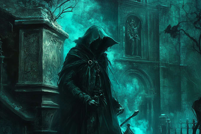 Create horror character illustration by Angelinebrannon | Fiverr