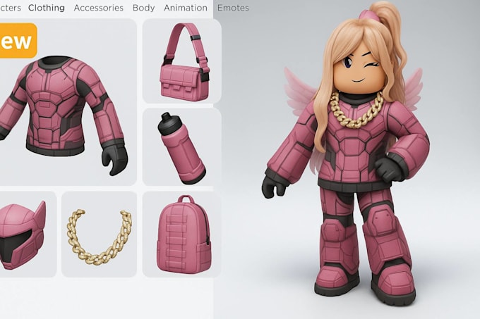 Model roblox ugc accessories, roblox ugc items, ugc characters by ...