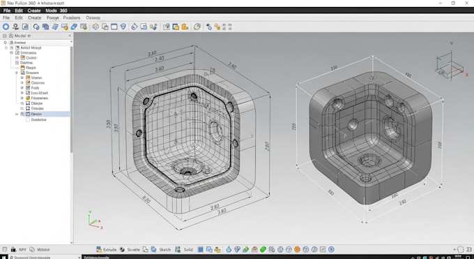 Do 3d cad modelling, cad design, 3d printing, and provide stl, dxf, obj ...