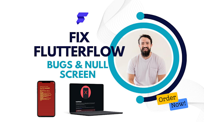 Debug and fix blank screen and null value errors in your flutterflow app by Isaacthf1 | Fiverr