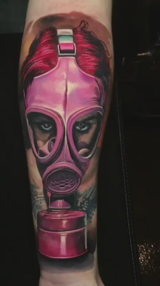 Neon glowing effects on your tattoo for tik tok video by Emilyjame ...