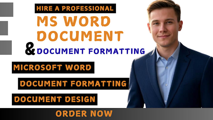Format ms word document, document formatting, document design by ...