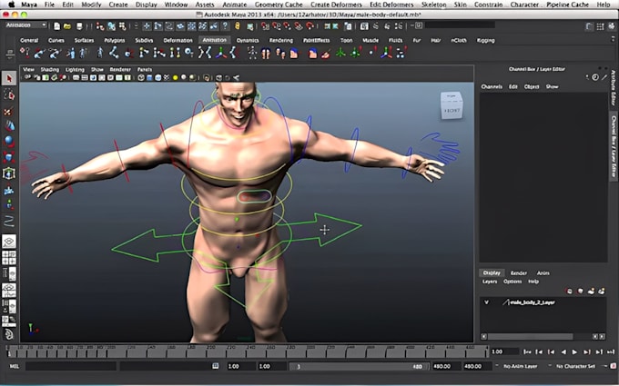 Create 3d human character modeling, rigging in blender maya and 3d animation by Ridwann2025 | Fiverr
