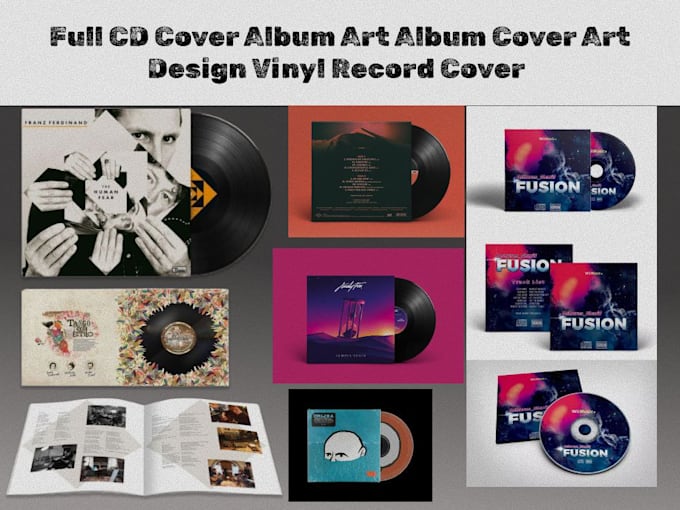 Design vinyl album artwork music cover art cd cover and spotify canvas ...
