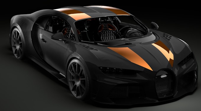 Build 3d realistic car exterior,car part model, interior game car ...