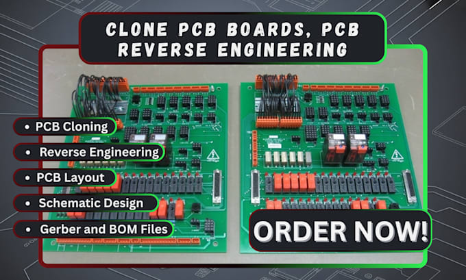 Clone pcb boards, circuit, schematic, pcb reverse engineering pcb redesign by Nataliekayla | Fiverr