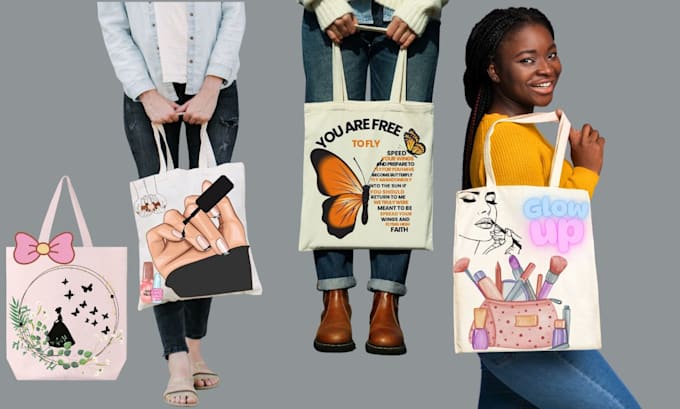 Create unique and custom illustrated bag design by Mst_sathi71 | Fiverr