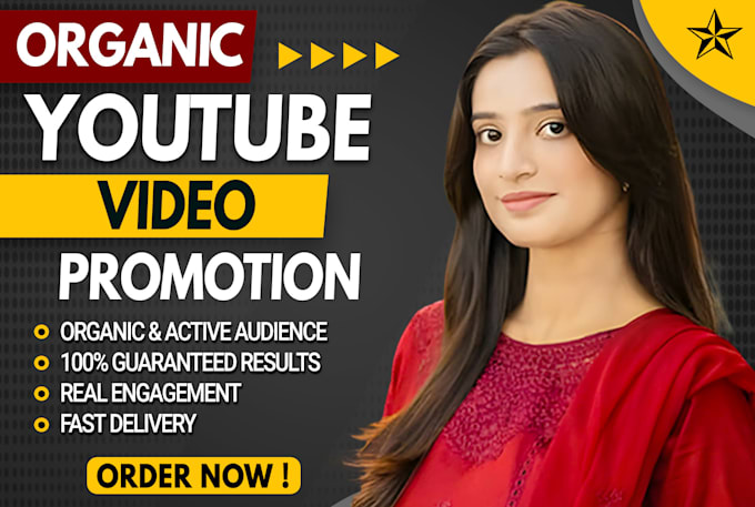 Do super fast organic youtube video promotion by Muzammilhuss188 | Fiverr