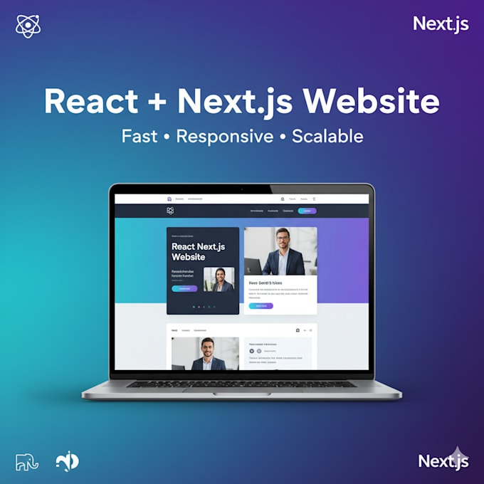 Be your full stack web developer for custom react next js websites by ...