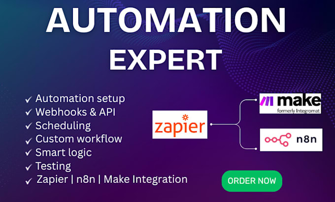 Construa automações inteligentes com zapier make e n8n para economizar ...