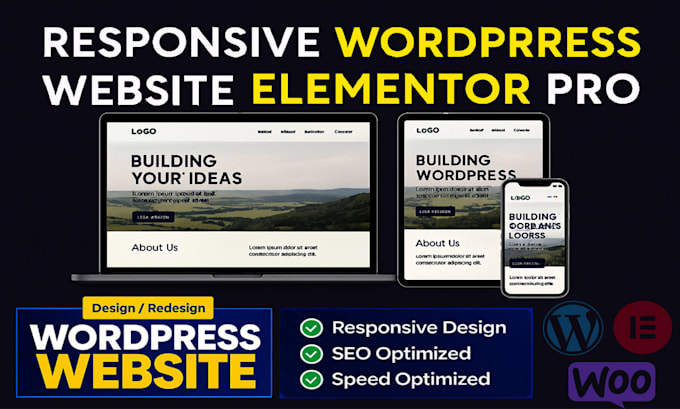 Design a responsive wordpress website using elementor pro by Barai_joy | Fiverr