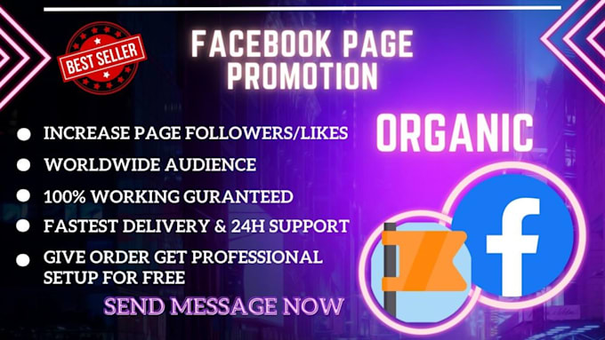 Do organic facebook page following fast by Sonnypreston | Fiverr
