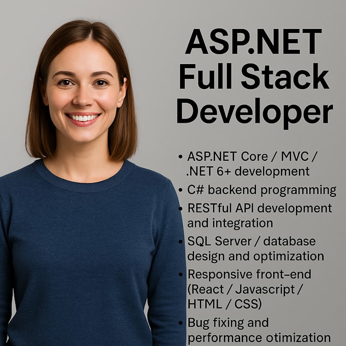 Be your expert asp dot net full stack developer for web application by Thilini_senarat | Fiverr