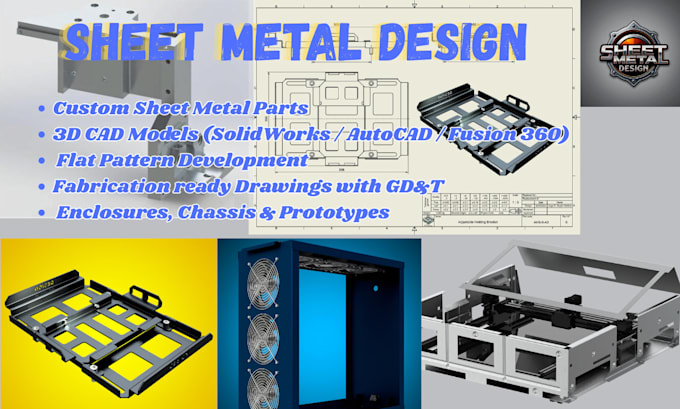 Create sheet metal parts, flat patterns fabrication drawings in ...