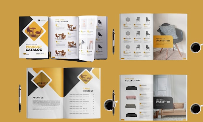 Design product catalogue, lookbook, sell sheet media kit booklet ...