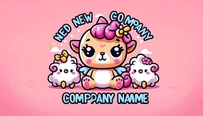 Make cute kawaii cartoon animal mascot logo for you with new concept by ...