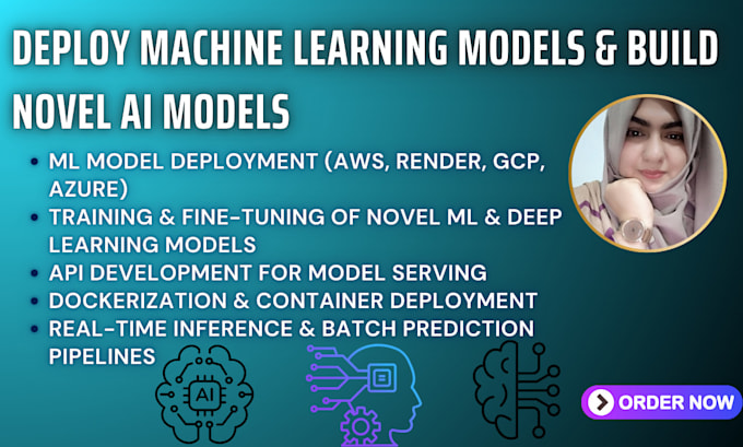 Deploy ml models, build novel ai models on aws render, cloud by Algo_mind | Fiverr