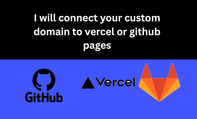 Connect your custom domain to vercel or github pages by Vercel_pro | Fiverr