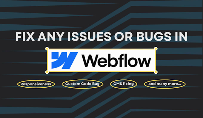 Fix webflow issues, bugs, and responsiveness problems by Thaflowgai | Fiverr