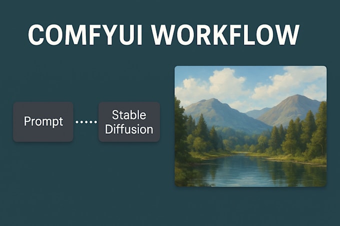 Create a realistic comfyui workflow stable diffusion comfyui workflow ...