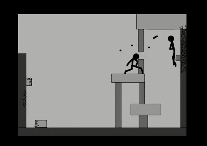 Crear animación personalizada de luchador stickman en 2d, ilustración ...