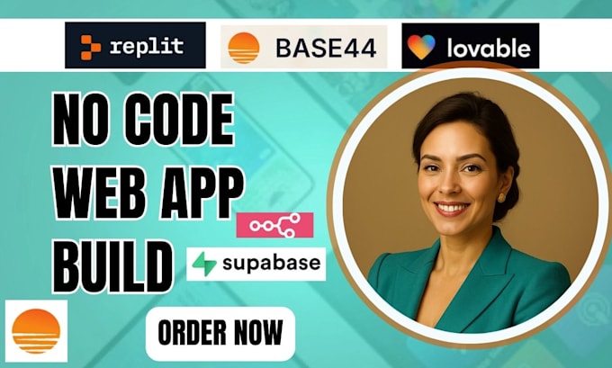 Build lovable ai web app, fix lovable ai, replit ai base 44, saas mvp, supabase by Bella_1221 ...