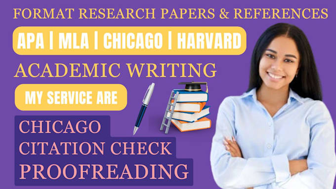 Format research papers and references in apa, mla, or chicago style by Johnson_eunice1 | Fiverr