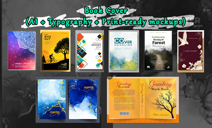Design cinematic ai assisted book covers with pro typography by Abir ...