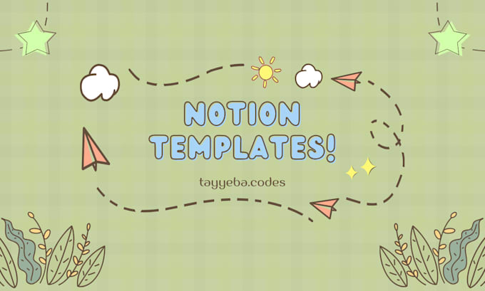 Design custom notion templates for students, freelancers or businesses ...