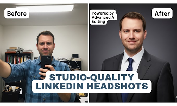 Create studio quality linkedin and business profile photos by ...