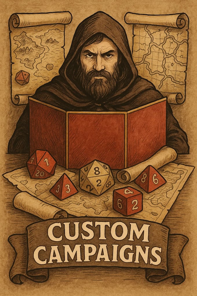 Create a custom role playing game campaign or one shot by Hctoraguilar175 | Fiverr