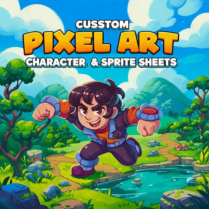 Design custom pixel art game assests, characters, sprites and ...