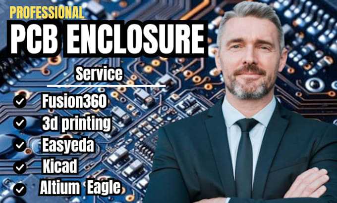 Design custom pcb and enclosure using altium kicad and fusion360 by ...