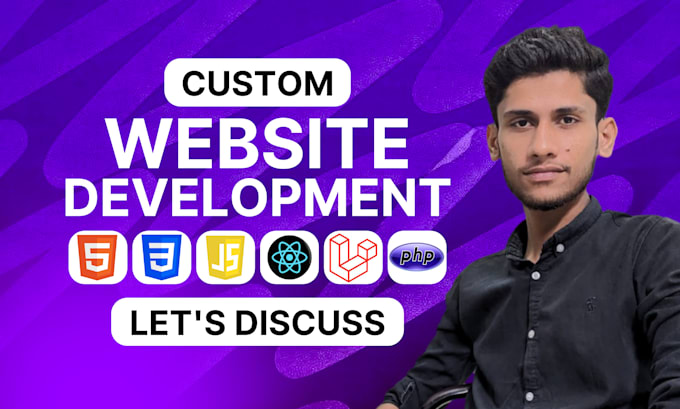 Create a responsive website with frontend and backend full stack development by Naveexs | Fiverr