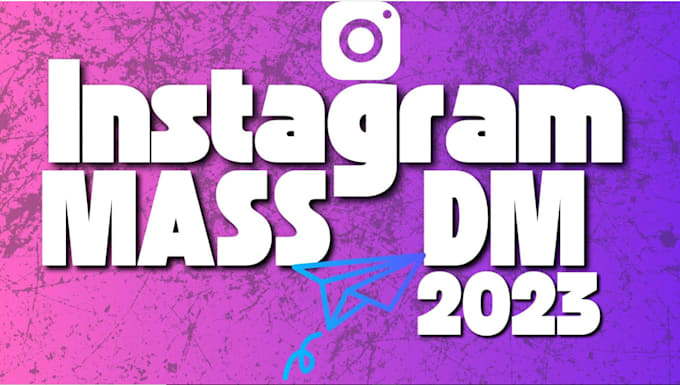 Do mass dm, facebook mass dm by Uthmanmarcochov | Fiverr