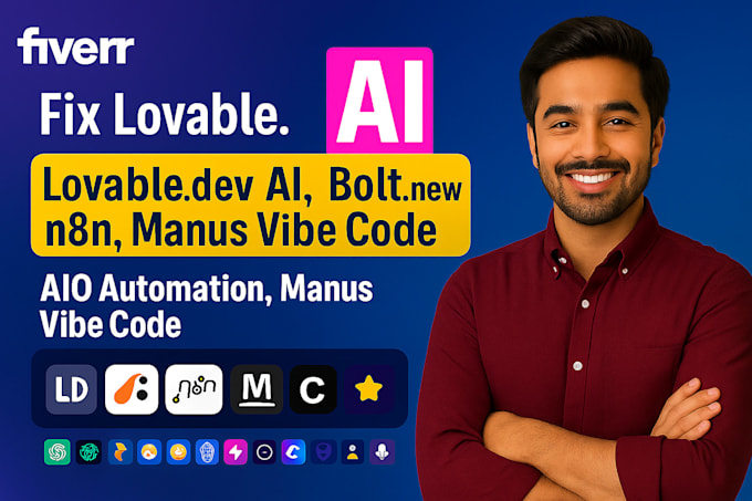 Repareer lovable dev ai replit ai bolt nieuwe app lovable n8n automatisering manus vibe code